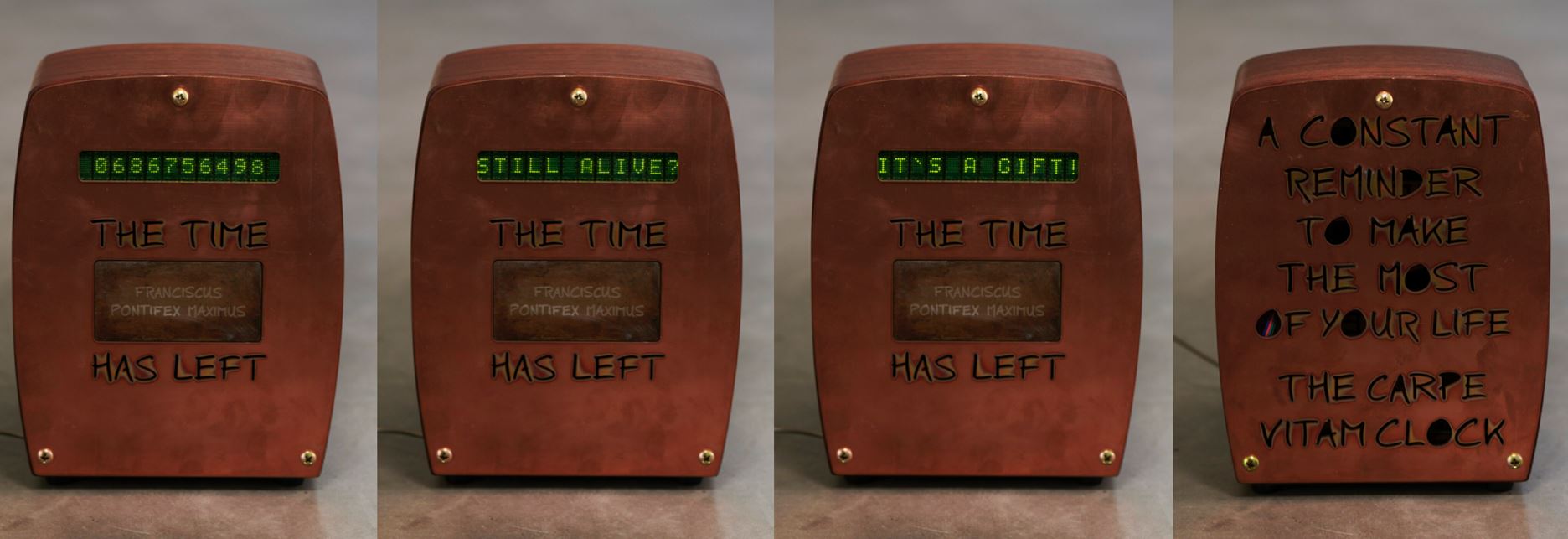 Tschad-Hilfe mit Jean-Remy von Matt und seiner Carpe Vitam Clock ...